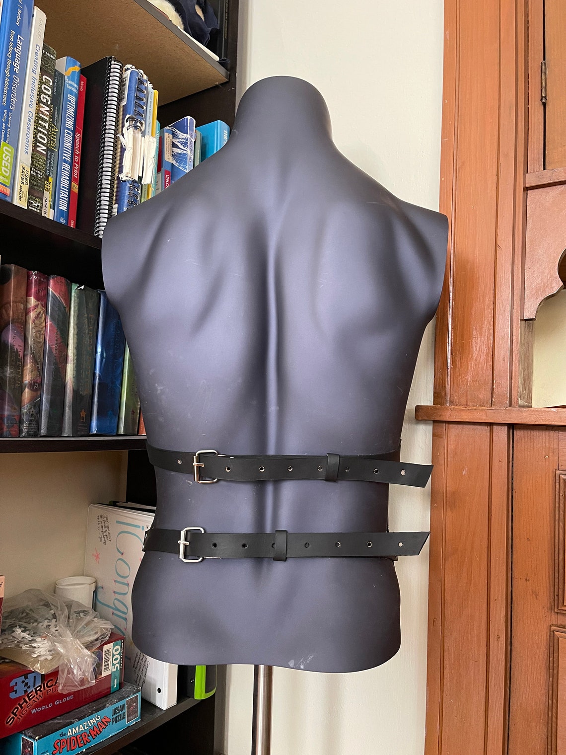 CUSTOM Schiaparelli Inspired Leather Corset With Abs - Etsy