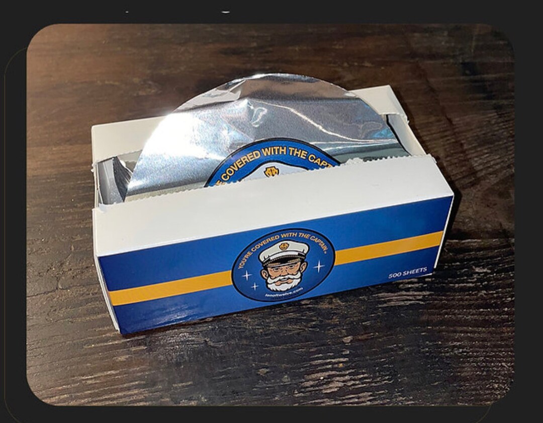 The Captain Disposable Drink Cover - Boxes of 500 Sheets - Etsy
