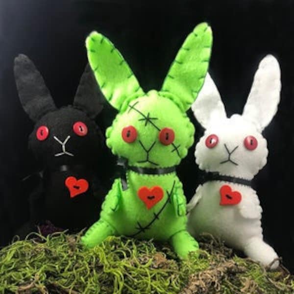 Demon Bunny Plush - Etsy