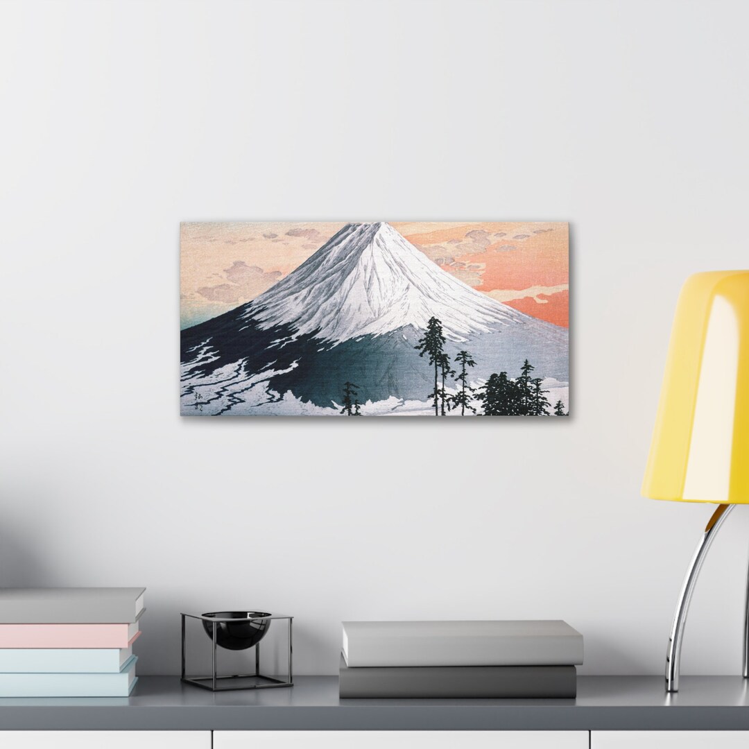 Canvas Mt Fuji Print - Etsy