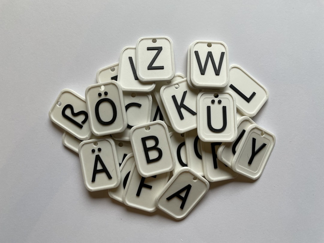 Simple Plates Simple Plates With Numbers, Letters and Symbols Set of 30 ...