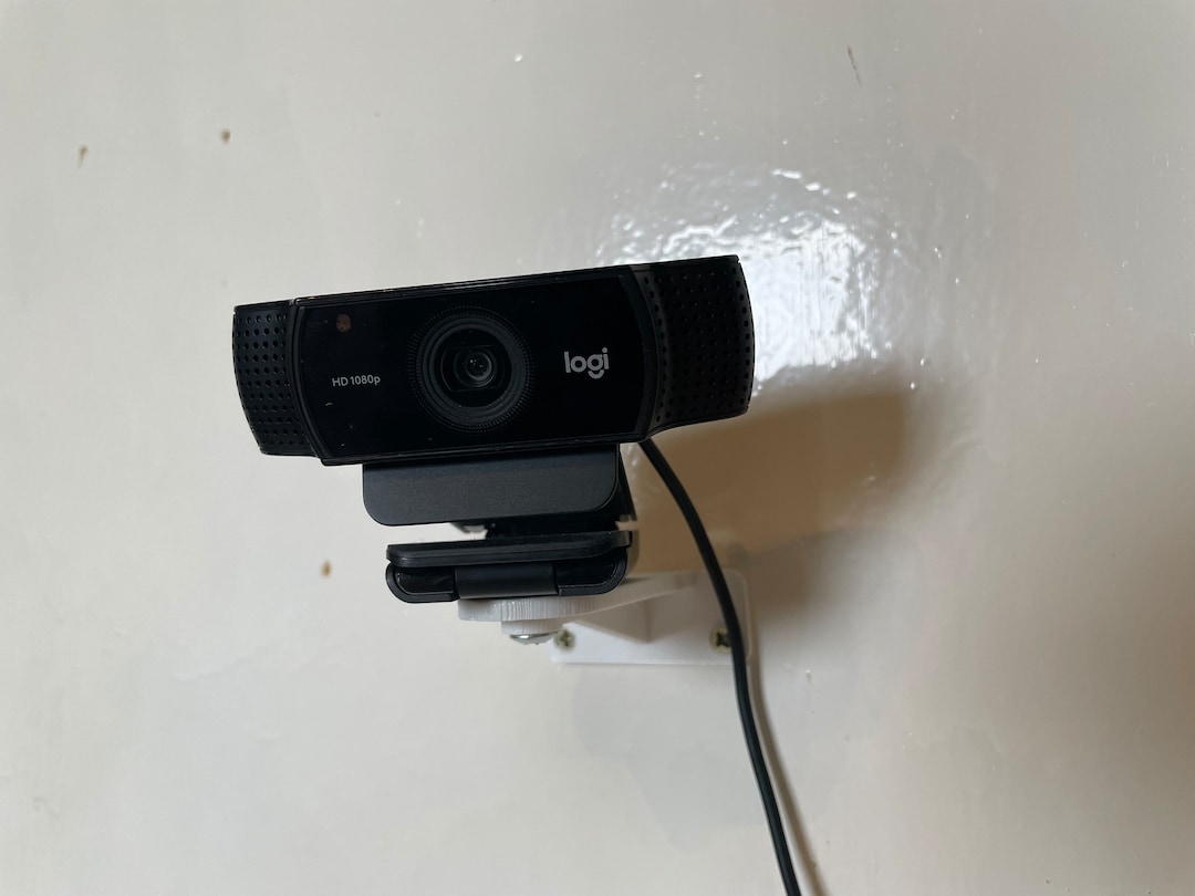 Webcam Wall Mount for Logitech Cameras and More (M6 Connection) - Etsy