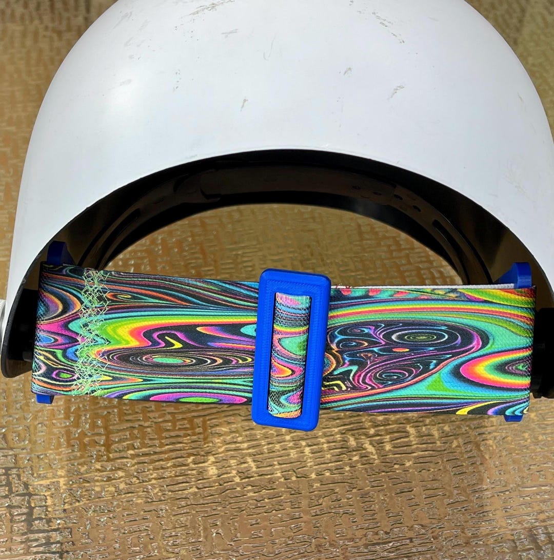 2” Welding Hood Strap Psychedelic Swirls for Fiber Metal, Outlaw ...