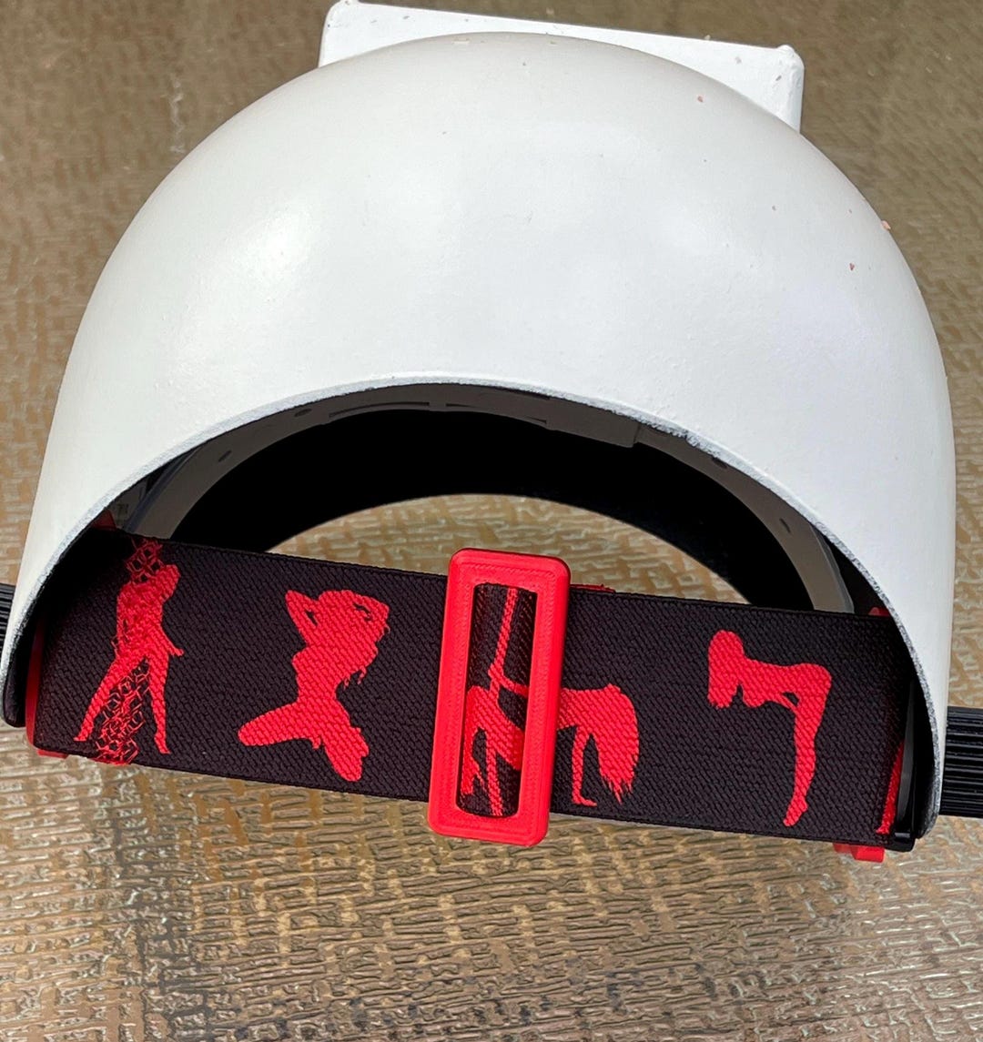 2” Welding Hood Strap Red Stripper Silhouettes for Fiber Metal, Outlaw ...