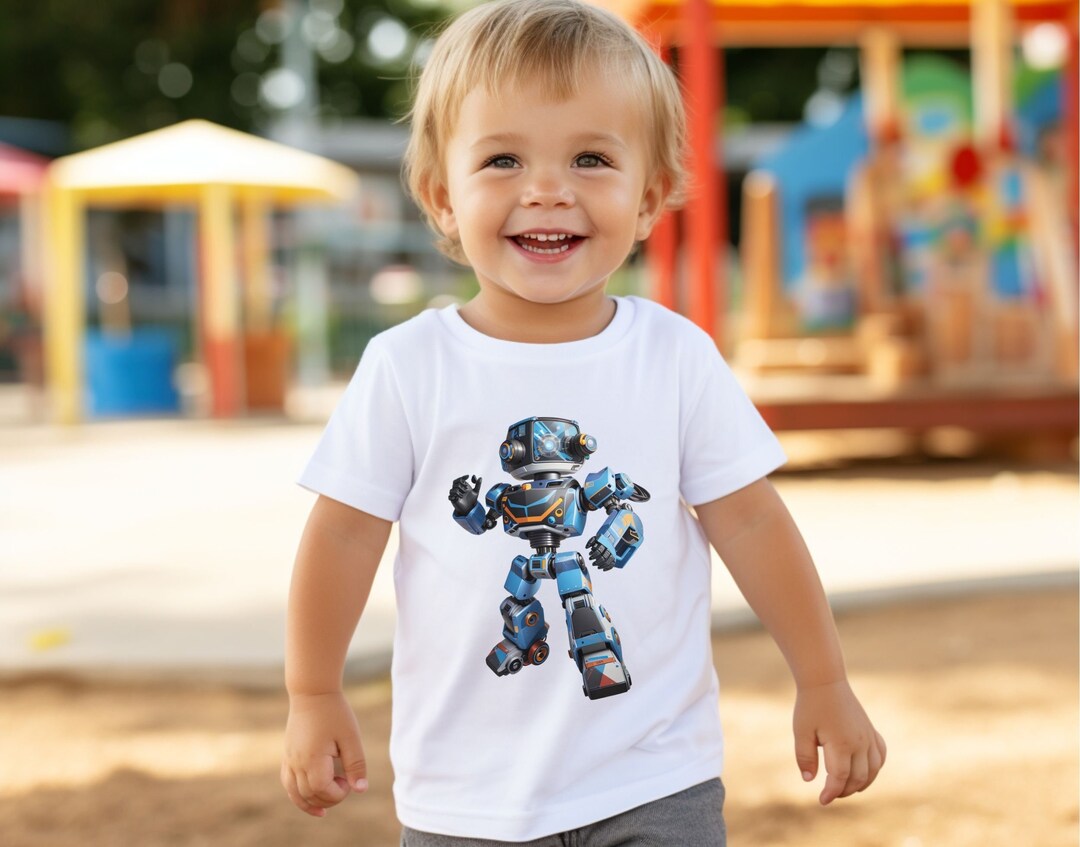 Robot Shirt for Toddler Robot Birthday Shirt Boys Robot T-shirt Girls ...