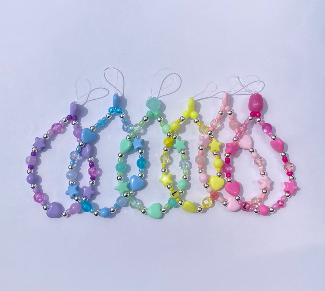 Beaded Phone Charm | Personalized Phone Accessories - Etsy