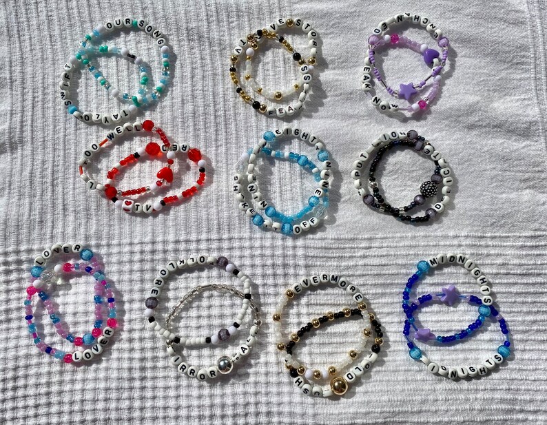 Taylor Swift Friendship Bracelet Single Friendship Bracelet - Etsy Canada