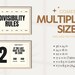 Divisibility Rules Printable Poster Set of 12, Middle and High School ...