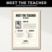 Meet the Teacher Classroom Printable Template, Canva Editable Template ...