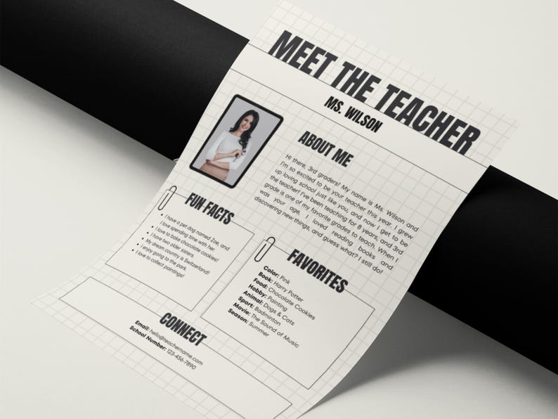 Meet the Teacher Classroom Printable Template, Canva Editable Template ...