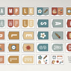 Classroom Bulletin Board Letters, Canva Editable Template, Modern ...