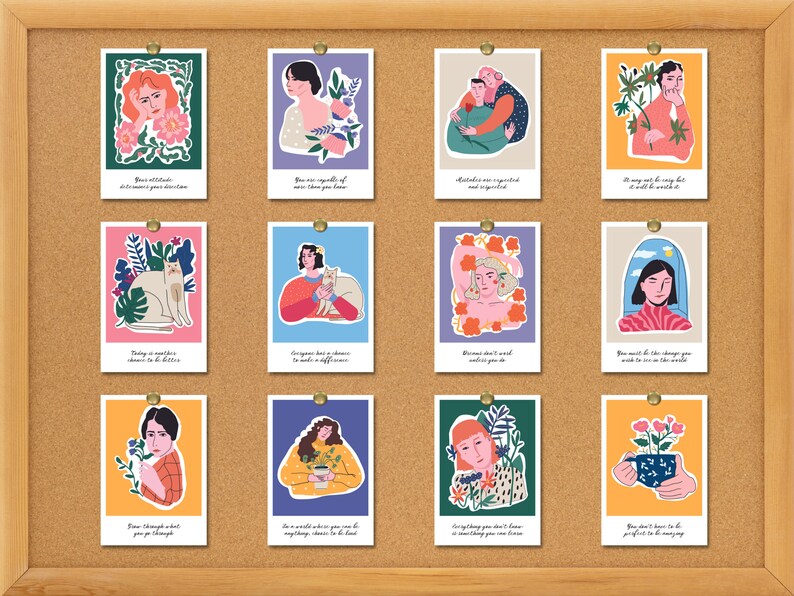 Growth Mindset Printable Poster Set of 12, Middle and High School ...