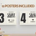 Divisibility Rules Printable Poster Set of 12, Middle and High School ...