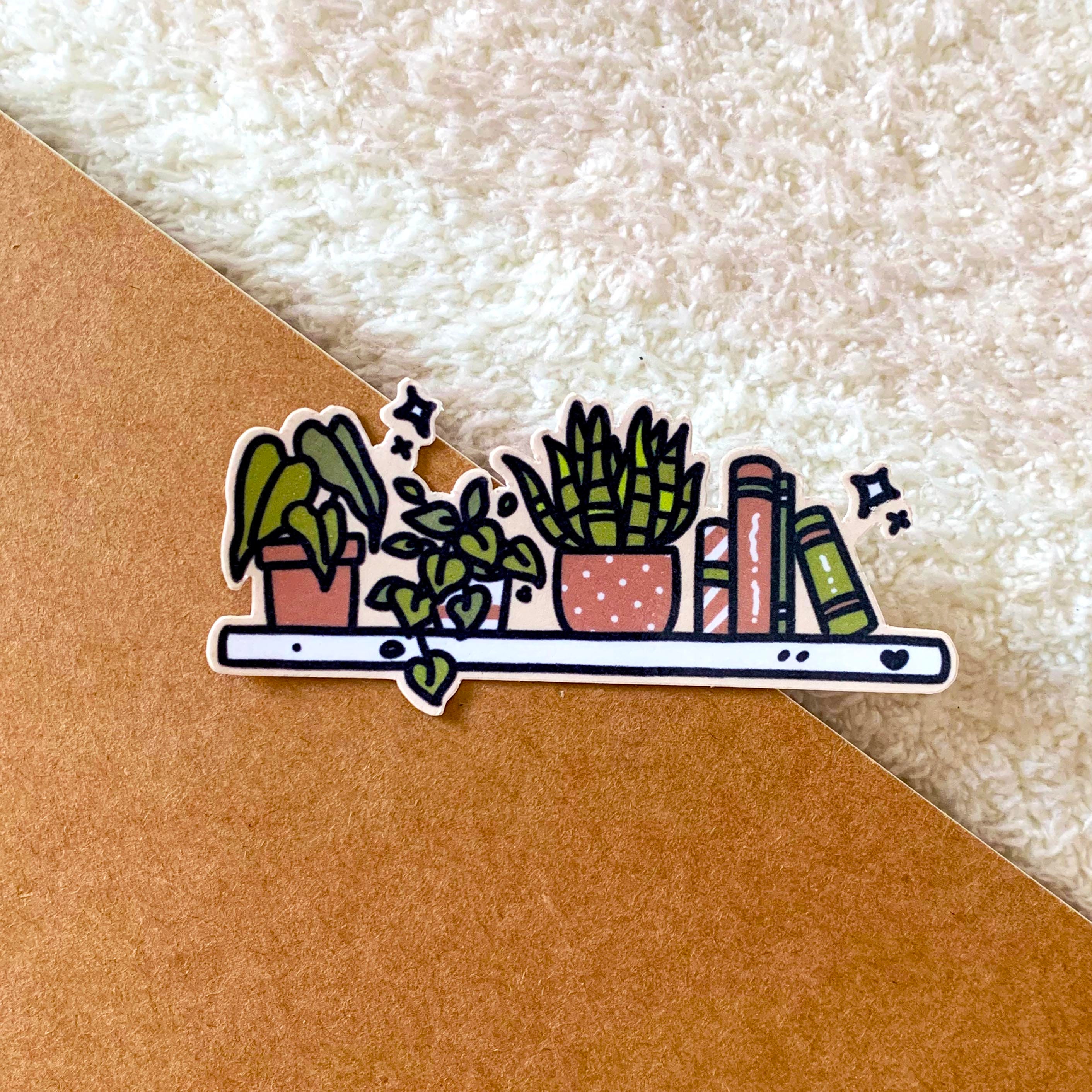 Unique Plant Sticker Potted Plant Sticker Plant Life Stickers Laptop ...