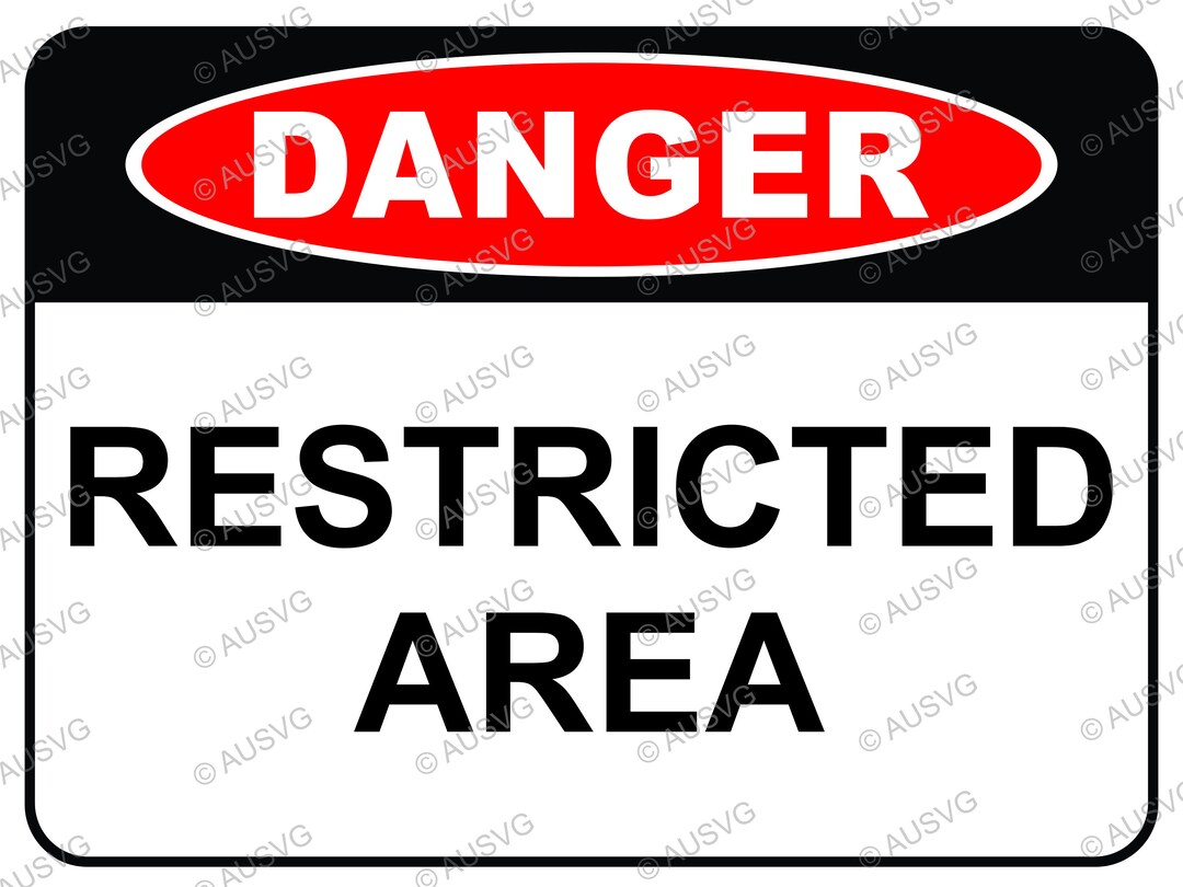 DANGER Restricted Area, Stay Safe at Work With Our AS1319 Safety ...