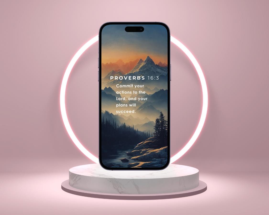 Bible Verse Wallpaper Background, Proverbs 10 Pack, Christian Phone ...