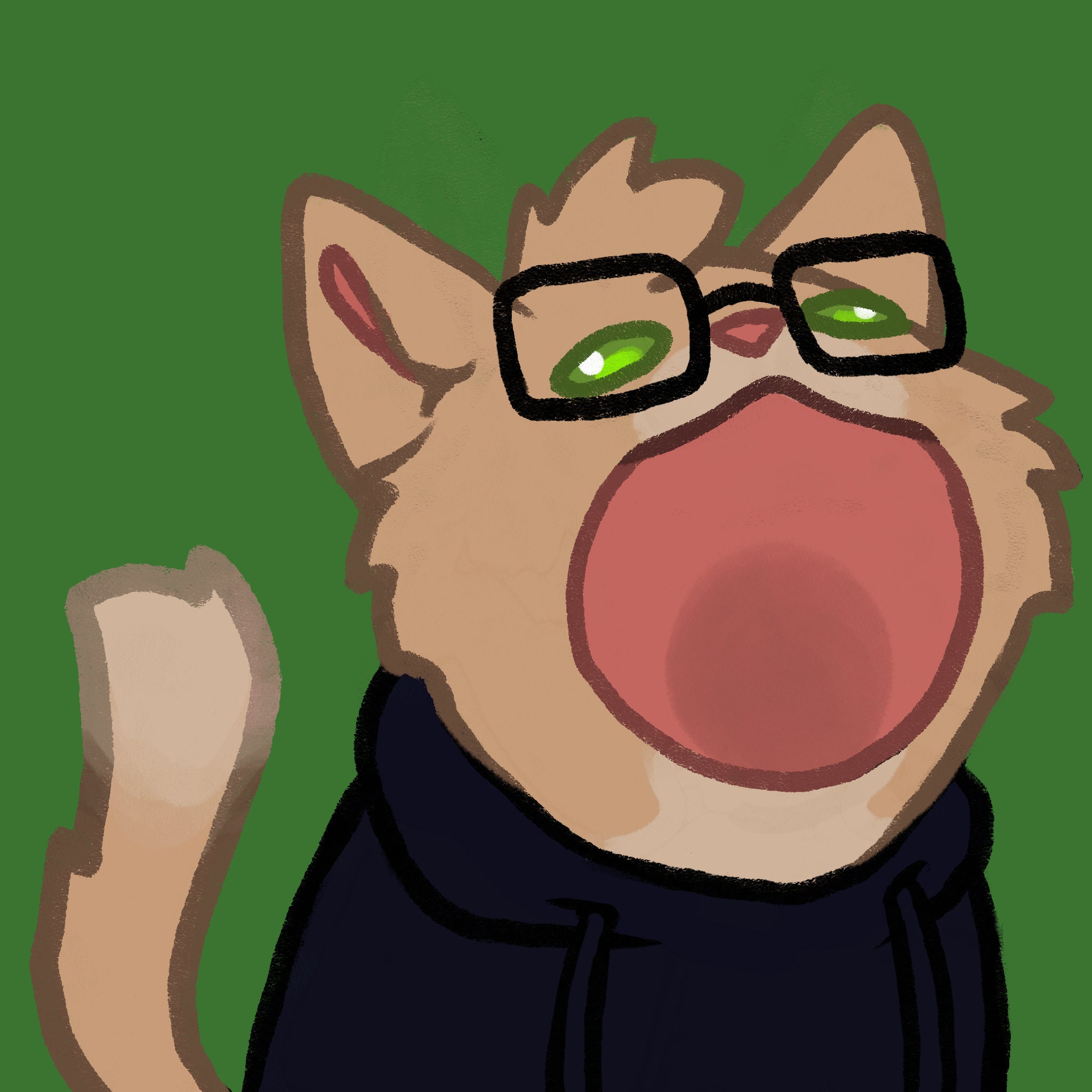 Animated Popcat YCH Gif - Etsy