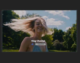 Custom Animated Twitter Follow Button Overlay for Intro Videos - Etsy