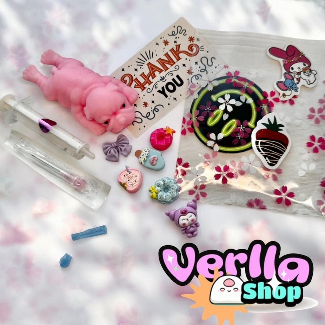 3D Stickers, Squishies & Pimple Popper Kit – Anxiety Buster Gift Set ...