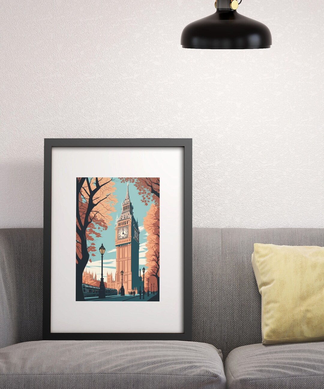 Timeless Charm: Big Ben Vector Art Poster Digital Download - Etsy