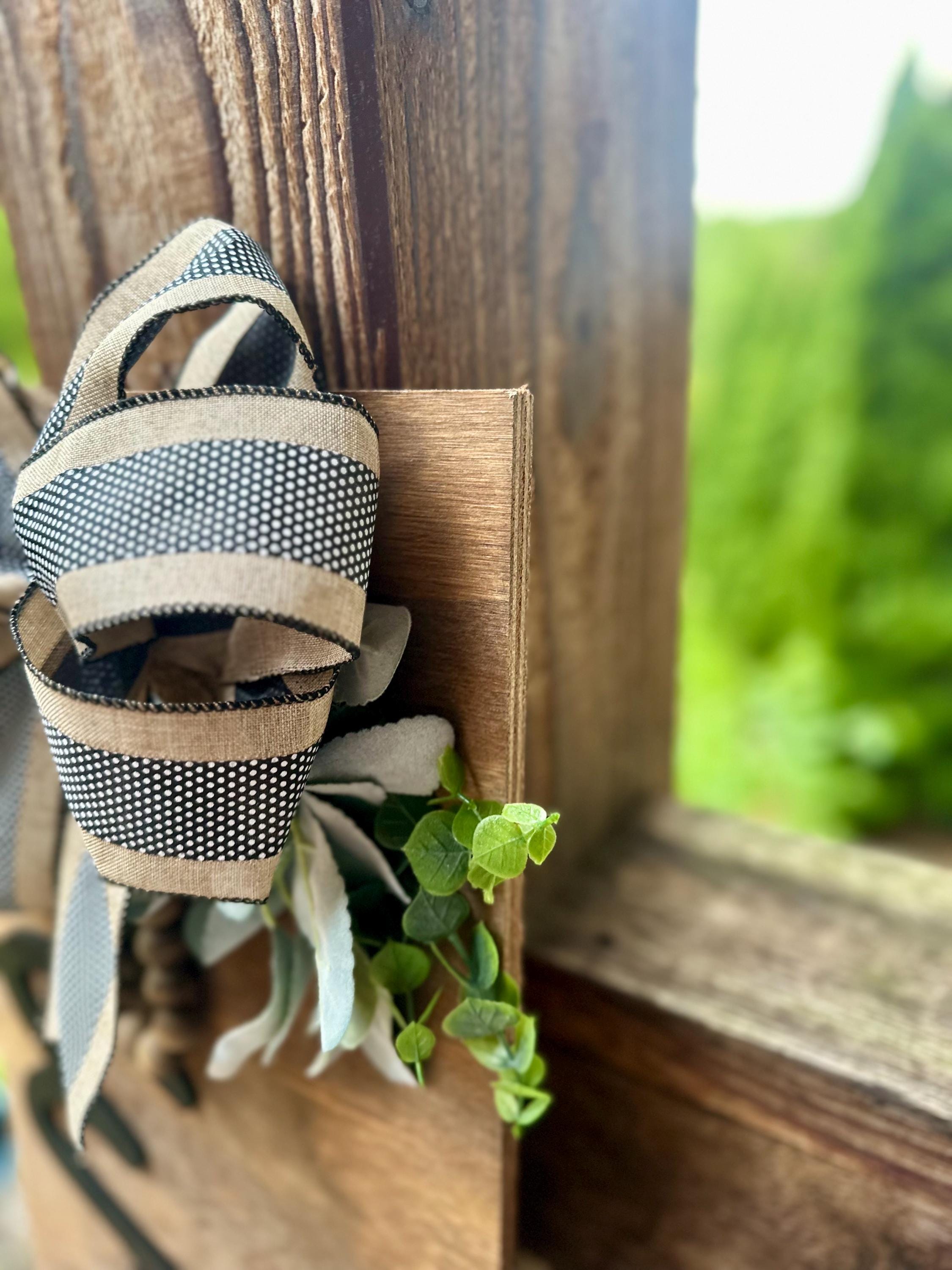 Rustic Farmhouse Welcome Leaner Boho Fall Decor Rustic Wood Sign ...