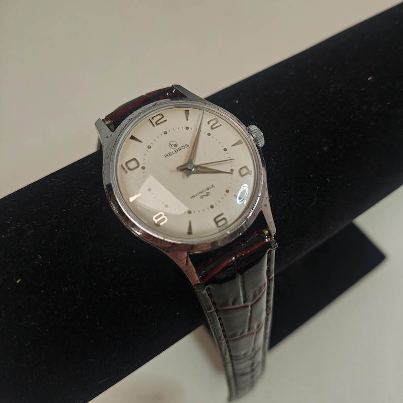 Vintage Helbros Invincible Swiss Mechanical Watch | 1950s Men’s ...