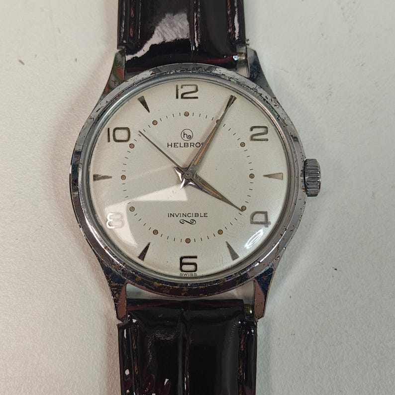 Vintage Helbros Invincible Swiss Mechanical Watch | 1950s Men’s ...