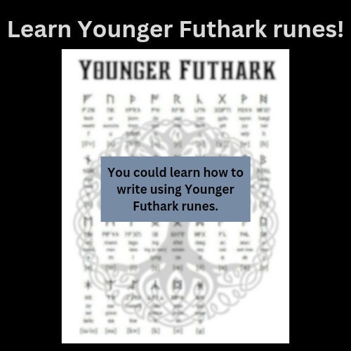 Younger Futhark Rune Sheet - Etsy