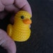 Crochet Rubber Duck, Toy Duck, Rubber Ducky, Planter Accessory - Etsy