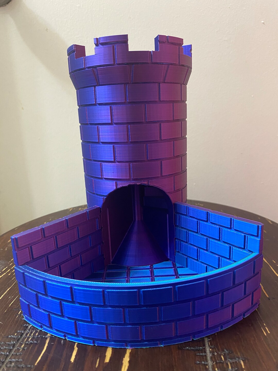 Tricolor Cobblestone Dice Tower - Etsy