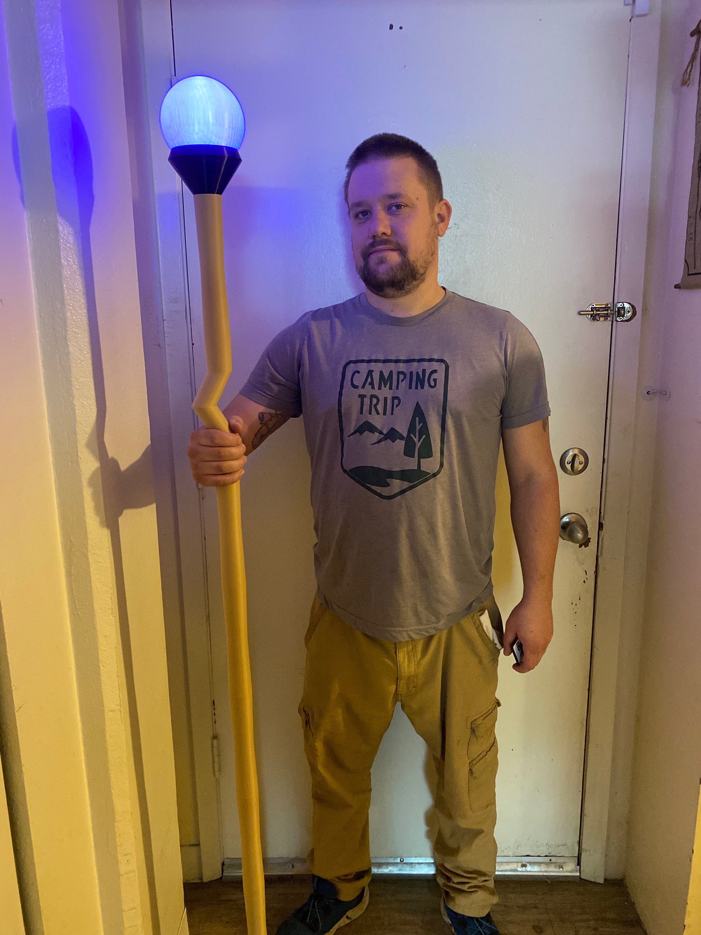 LED Staff for Cosplay, Prop Staff for Cosplay, Cosplay Staff, Magic ...