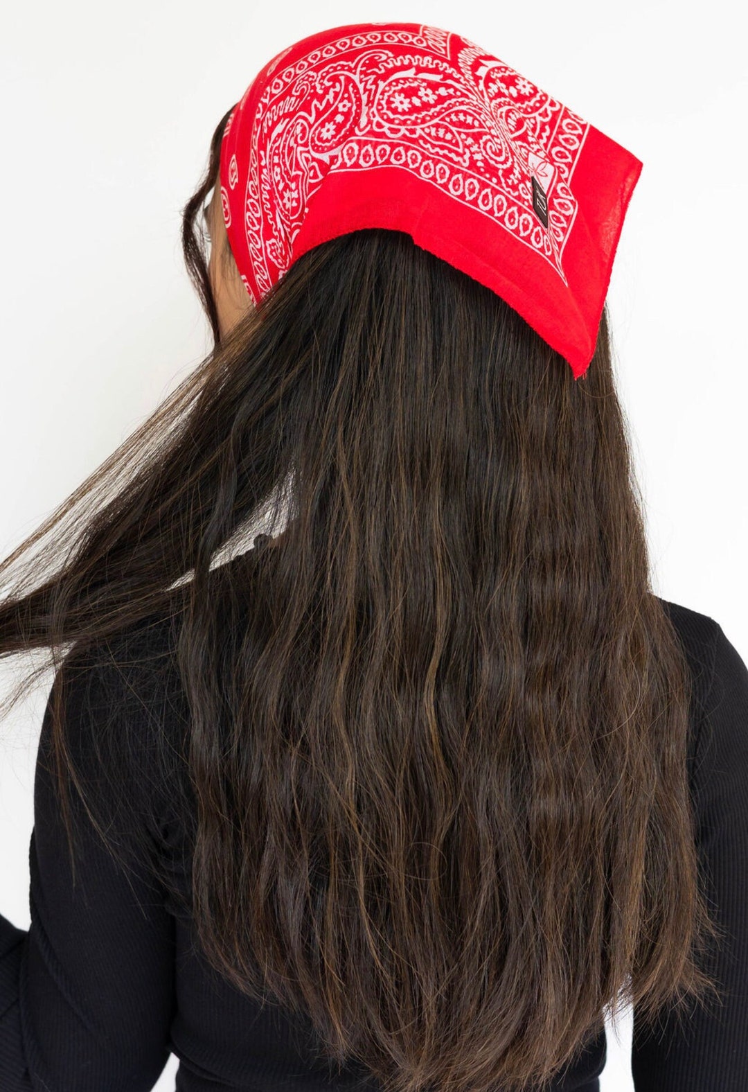 Bright Red Bandana (smaller Scarf) - Etsy