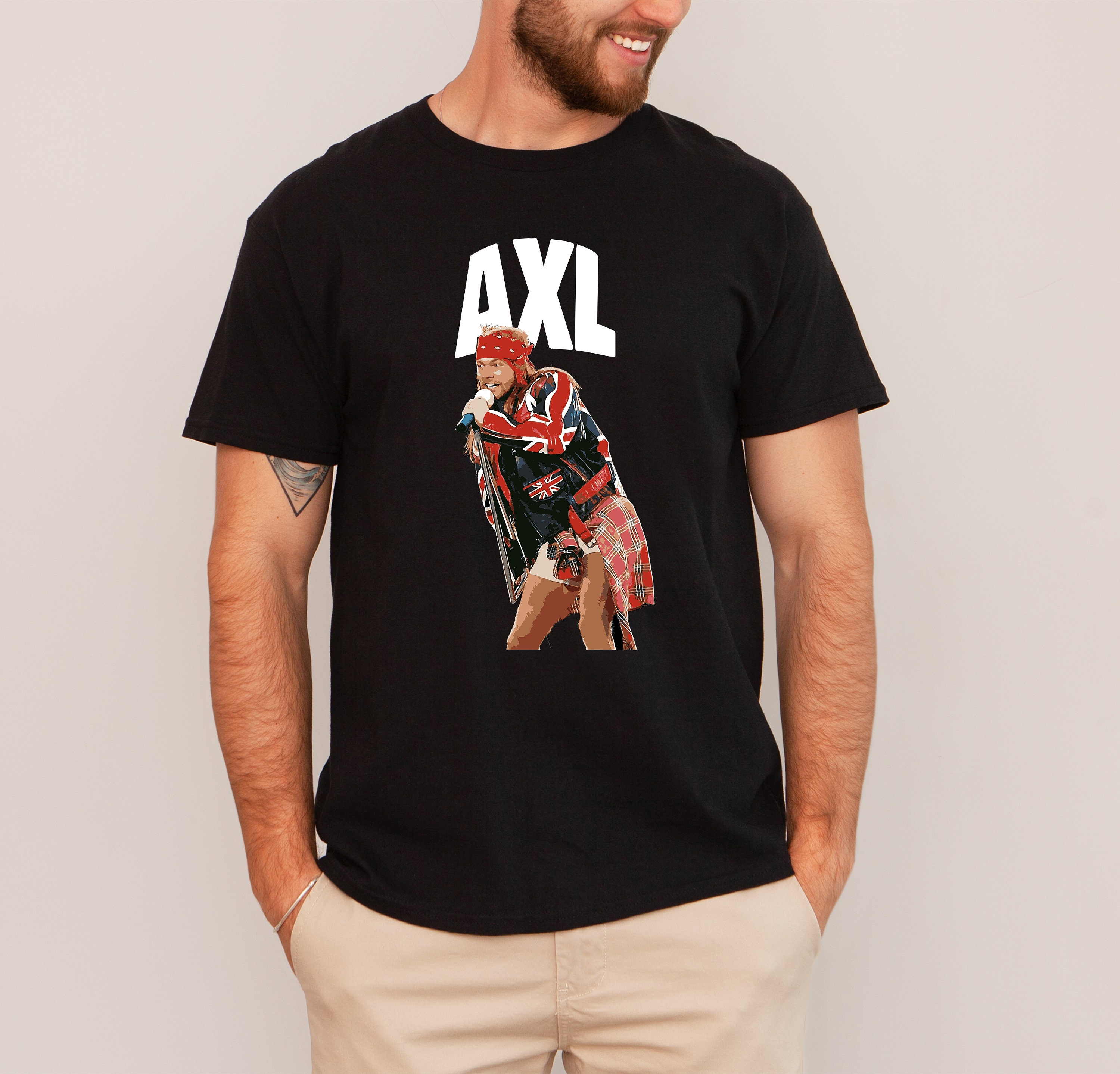 Camiseta Del Hijo De Axl Rose El Rock Es Cultura Axl Rose Con La