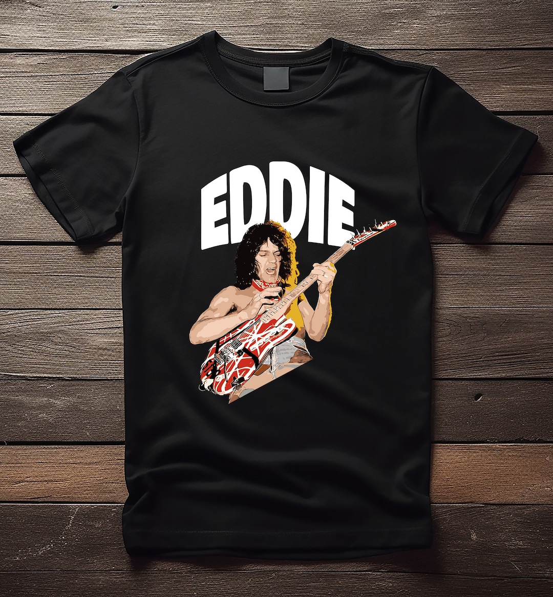 Eddie Van Halen T Shirt Eddie Van Halen Shirt Eddie Van Etsy