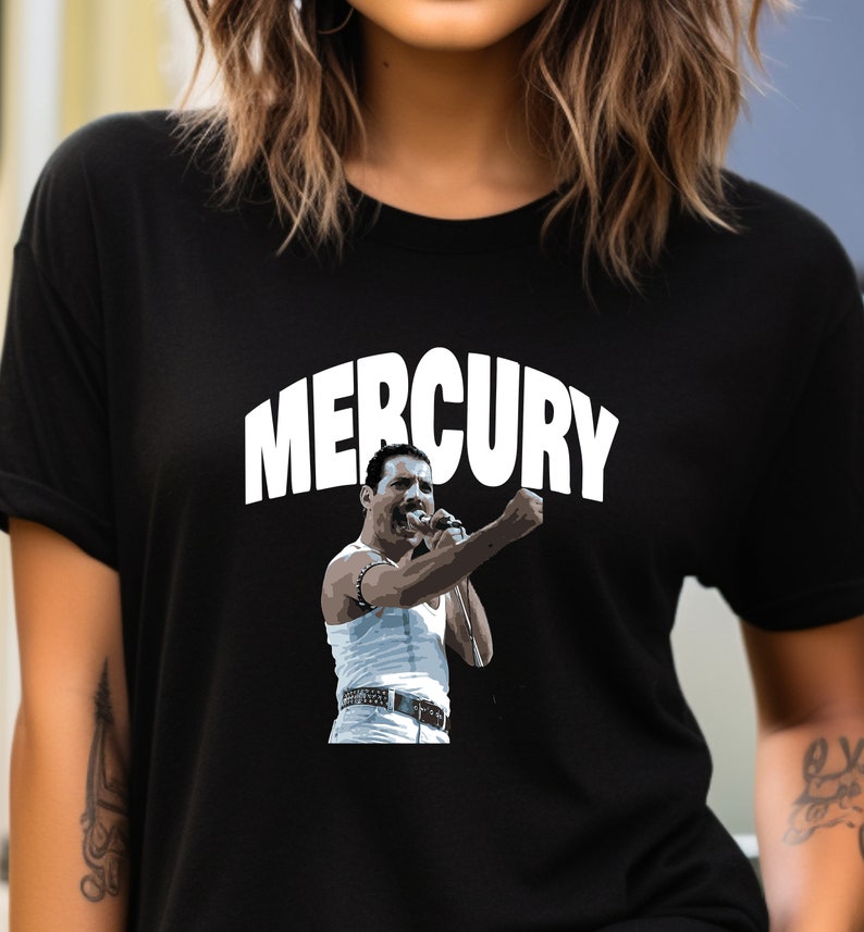 Freddie Mercury T-shirt | Freddie Mercury Shirt | Freddie Mercury Tshirt | Freddie Mercury ...