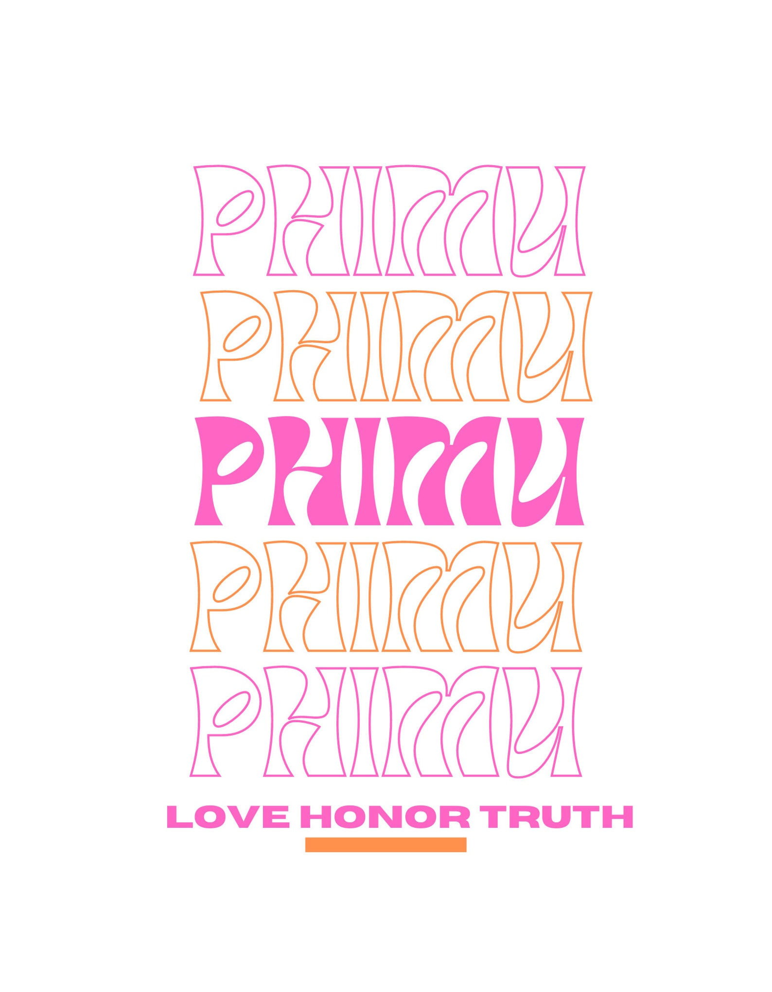 Phi Mu Sorority Graphic - Etsy