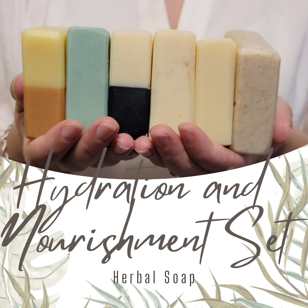 Range of Natural Soaps 6 Soaps in a Set. Vegan Natural Bar Soap, Soaps ...