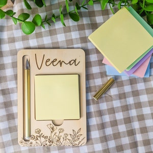 Post It Note and Pen Combo Holder | Teacher Gift | Educator Gift ...