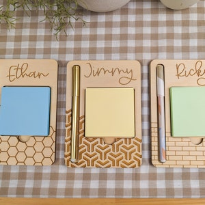 Post It Note and Pen Combo Holder | Teacher Gift | Educator Gift ...