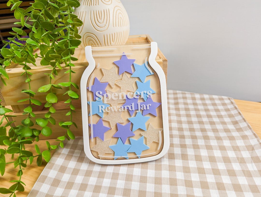 Kids Reward Jar | Personalised Jar | Classroom Behaviour Management ...
