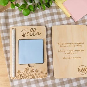 Post It Note and Pen Combo Holder | Teacher Gift | Educator Gift ...