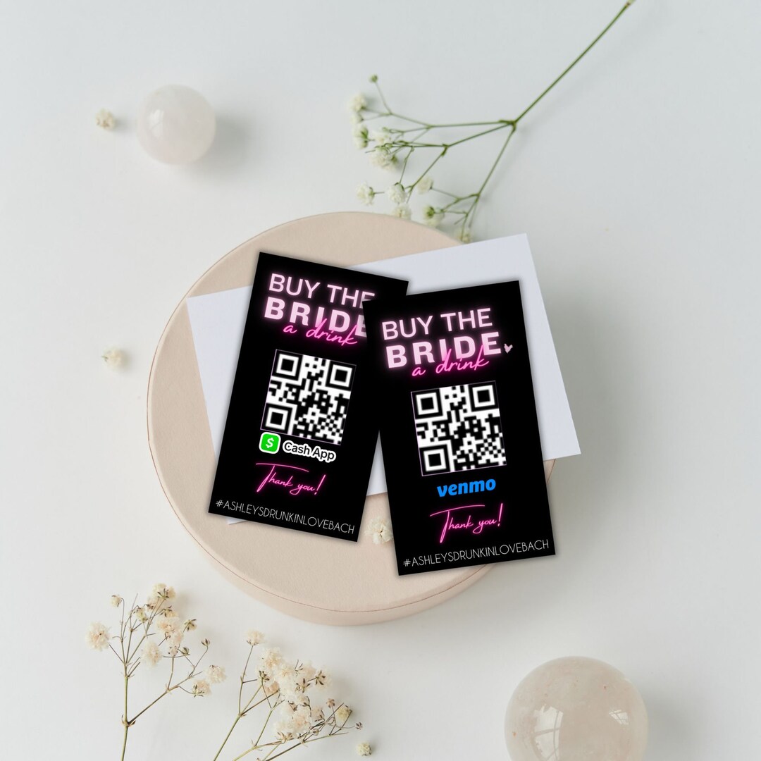Drunk in Love Buy the Bride a Drink Card Venmo Card Cashapp Card ...