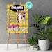 Clueless Birthday Welcome Sign Editable Pink Yellow Sign 90s Party as ...