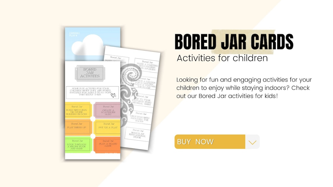 30 Bored Jar Cards, Creative Activities to Keep Kids Entertained at ...
