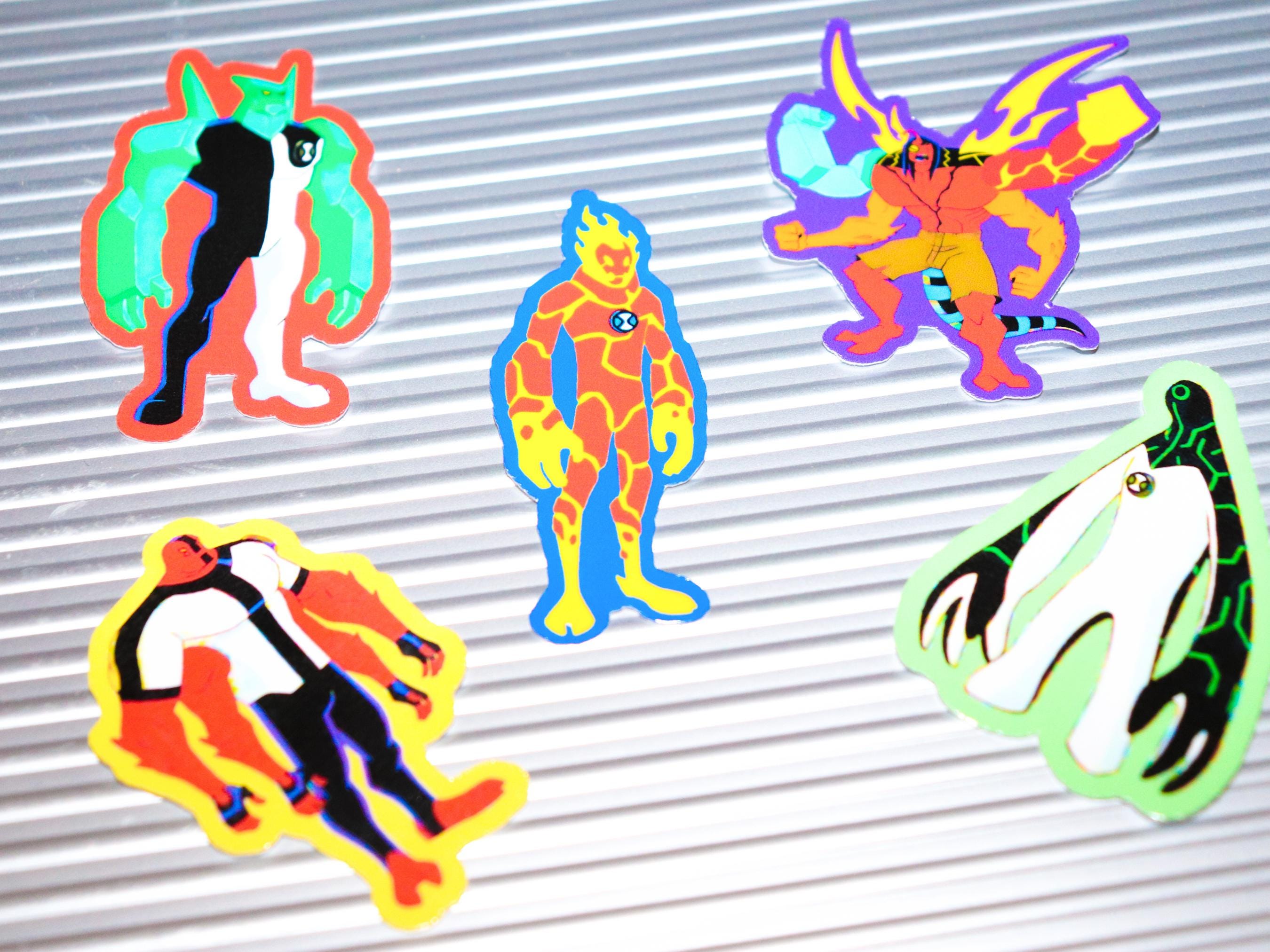 Ben 10 Sticker Pack - Ben 10 Original Aliens - Laptop Stickers - Car ...