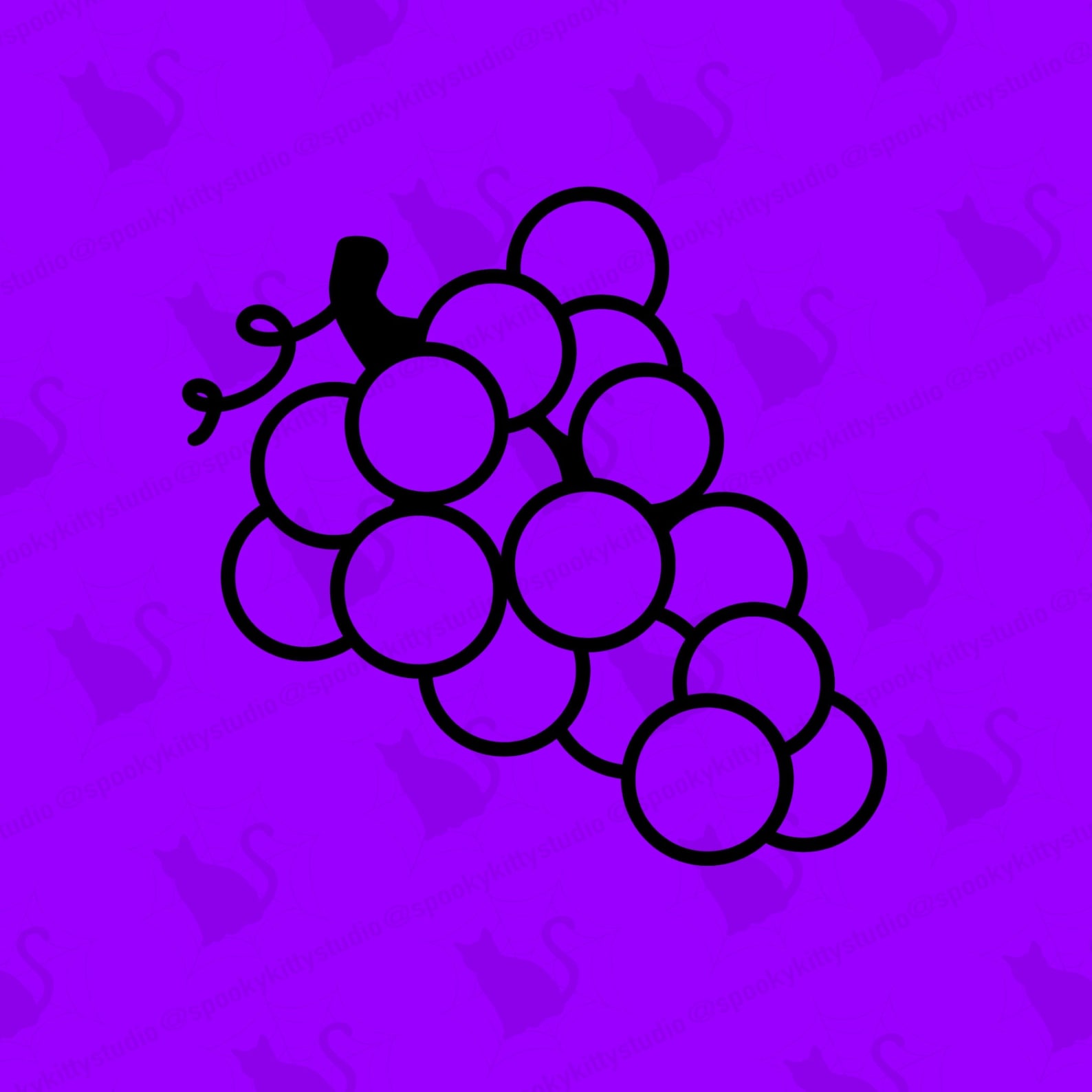 Grape Svg Simple Grape Svg Grape Line Art Svg Fruit Svg - Etsy