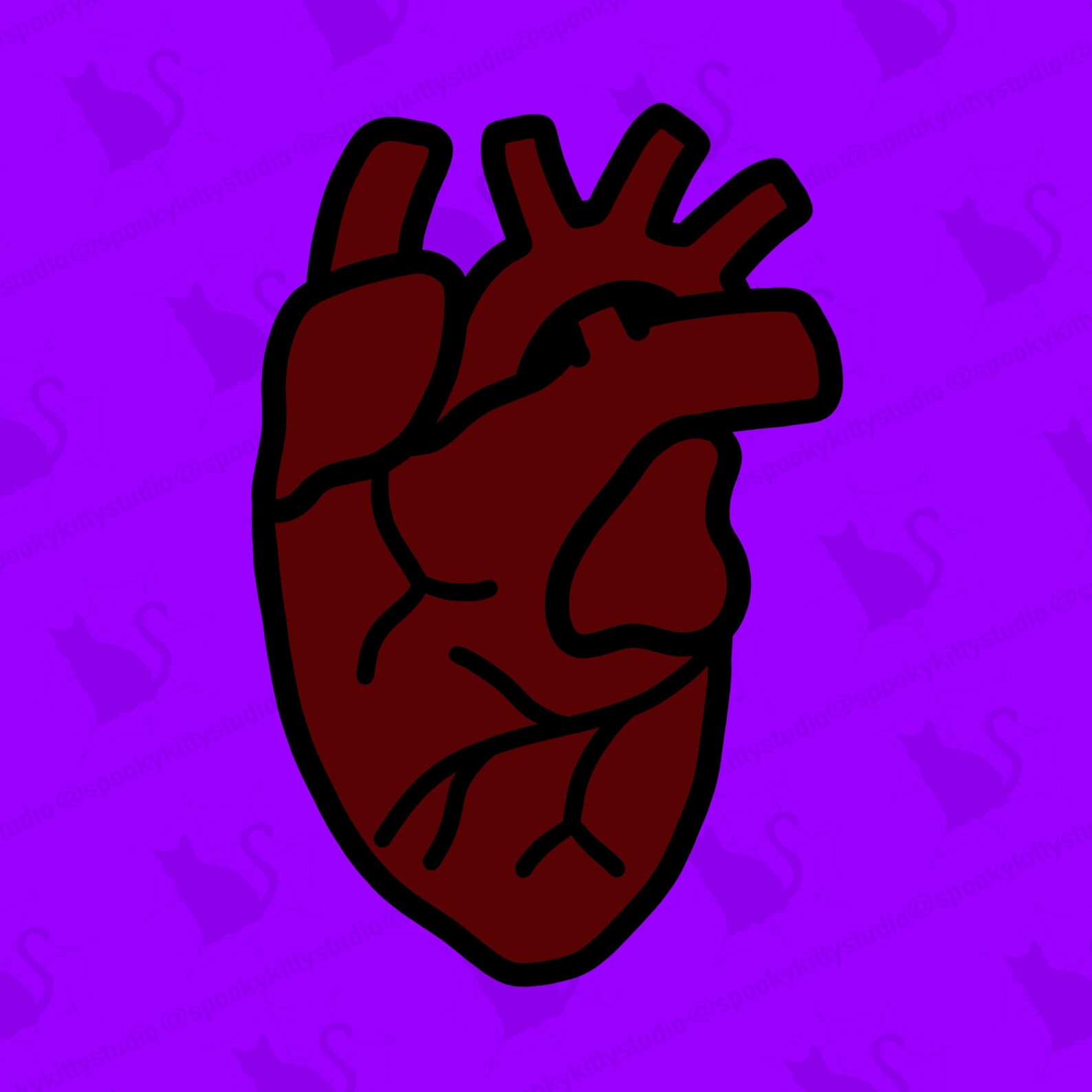 Human Heart Svg, Anatomical Heart Svg, Valentines Day Bundle, Heart Svg ...