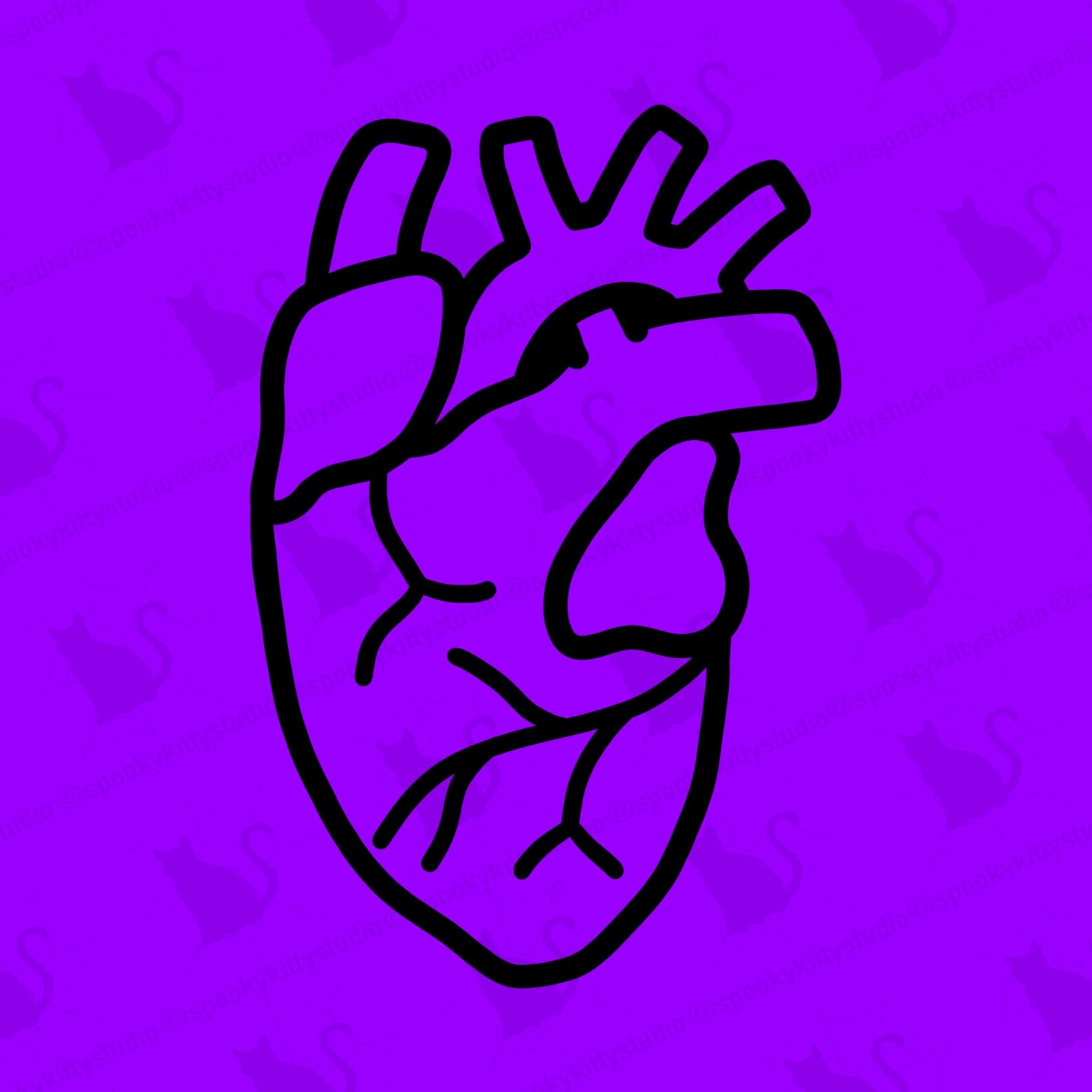 Human Heart Svg, Anatomical Heart Svg, Valentines Day Bundle, Heart Svg ...