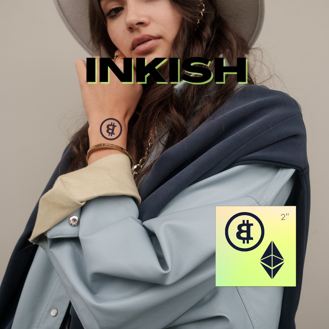 Bitcoin Tattoo Ethereum Tattoo Semi Permanent Temporary Tattoo - Etsy