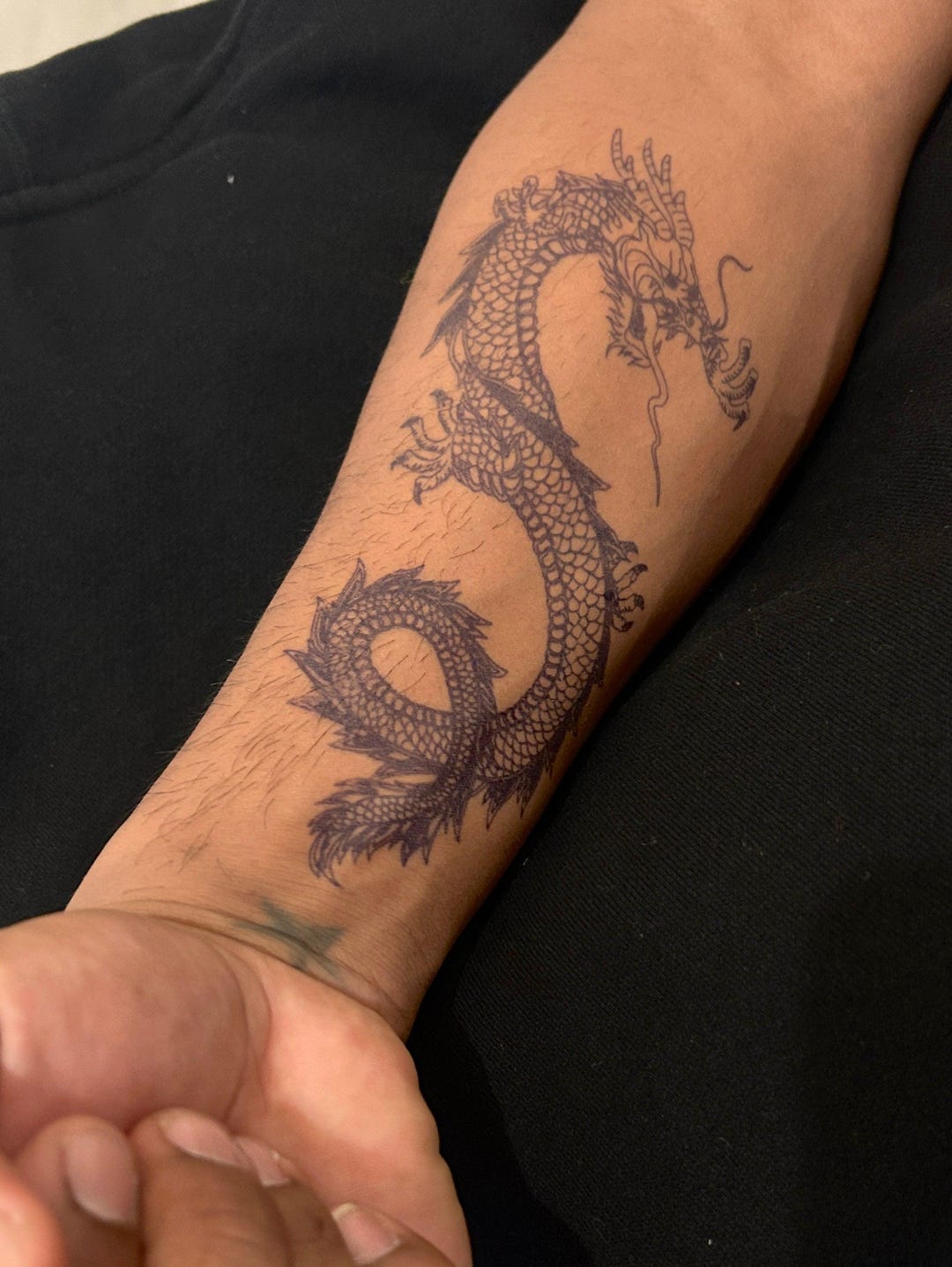 Big Dragon Tattoo | 2 Week Semi Permanent Tattoo | Vegan Temporary ...